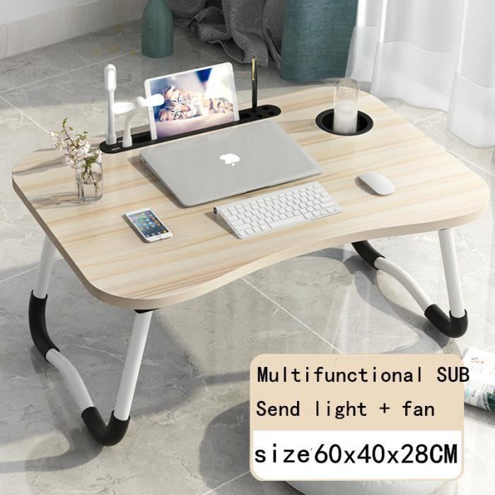 Table de lit pour ordinateur portable, bureau pliable et portable – eGRO